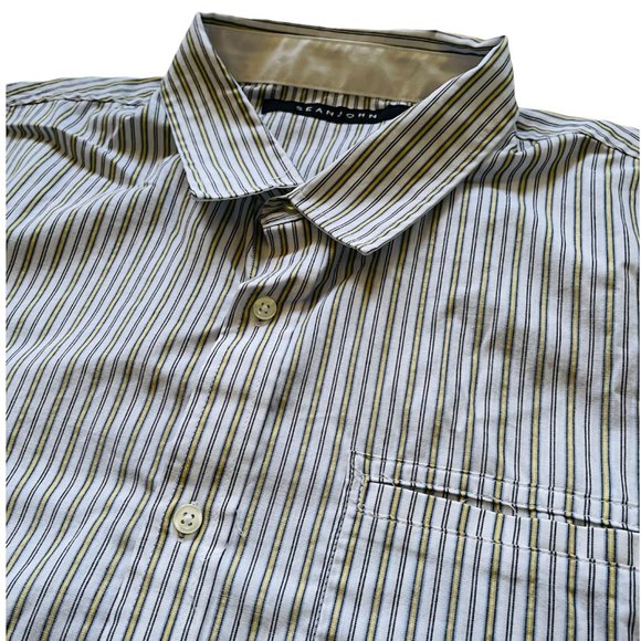 Sean John | Shirts | Sean John Shirt Size 2xl Mens Striped Short Sleeve ...